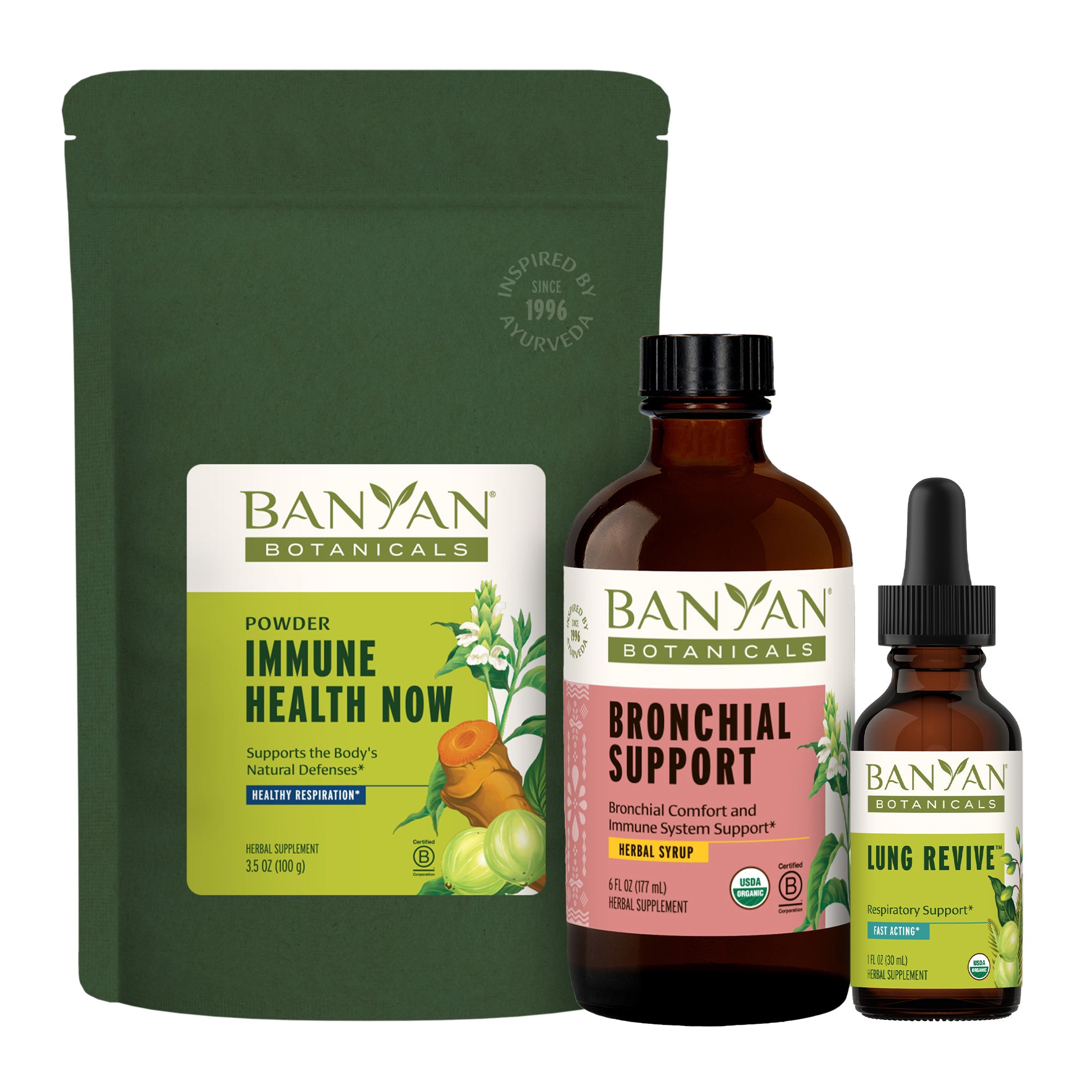 Respiratory Immune Health Bundle | Herbal Immune Support – Banyan Botanicals