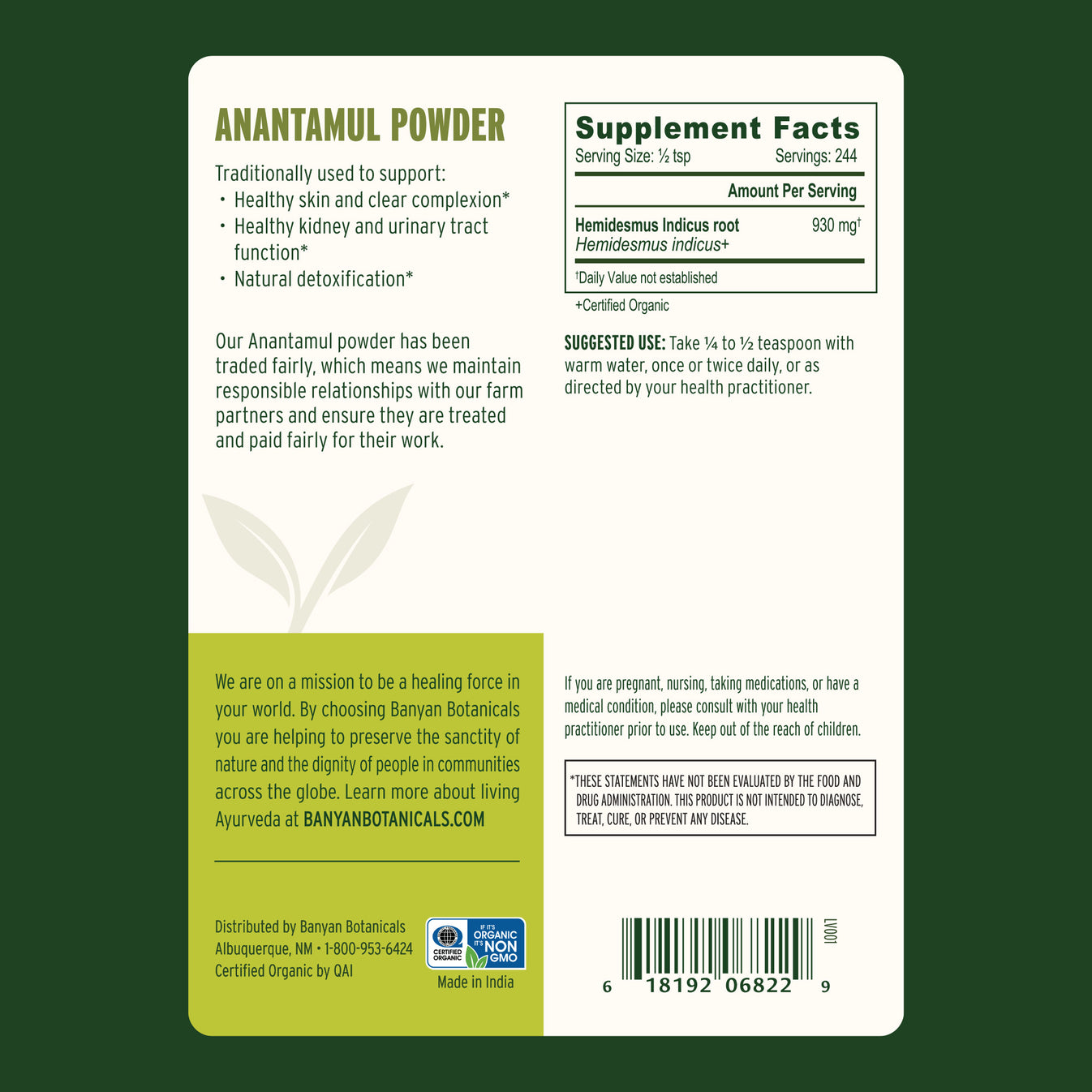 Indian Sarsaparilla Root Powder | Anantamul Hemidesmus Indicus |Nannari ...