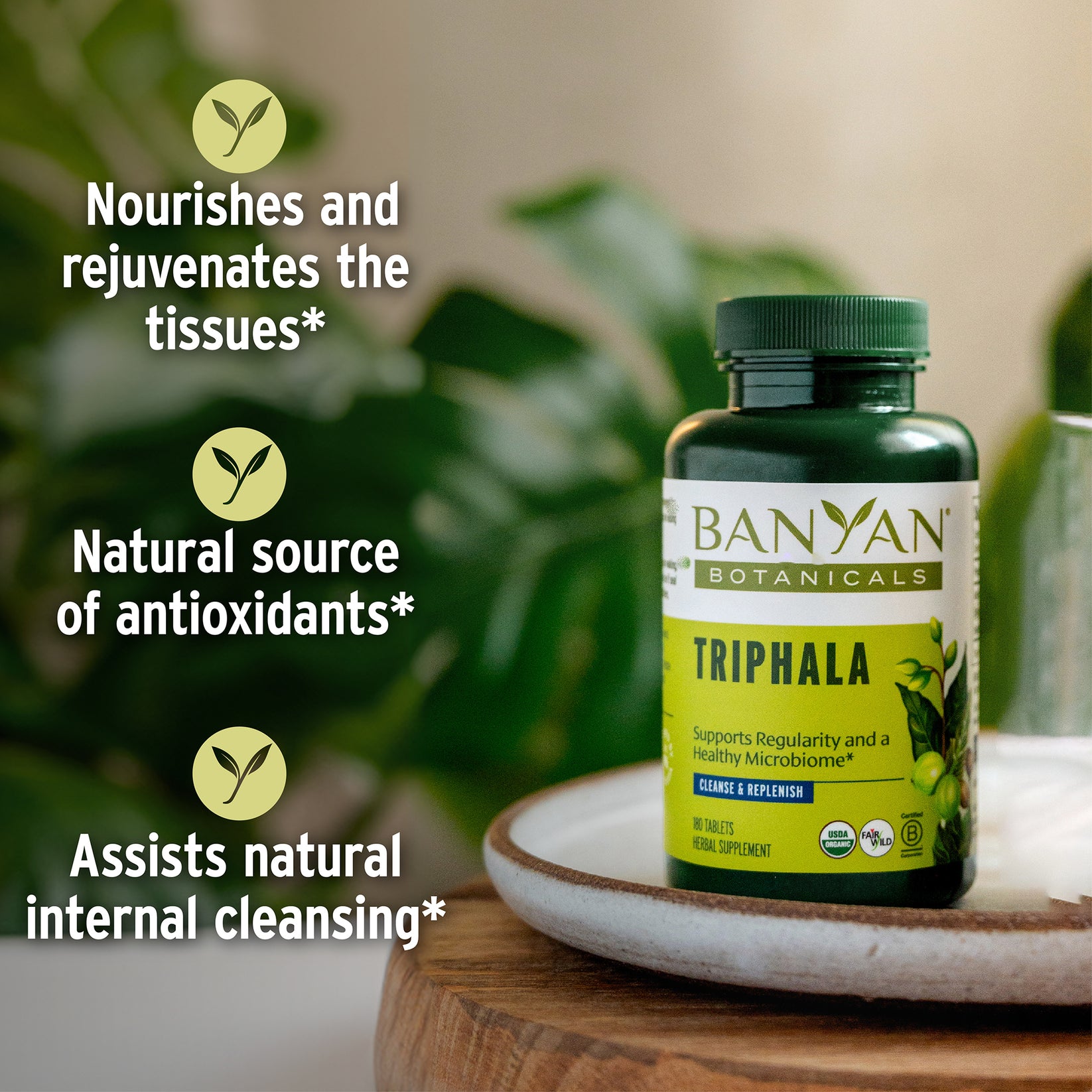 Triphala Tablets - digestion, elimination and healthy gut microbiome ...