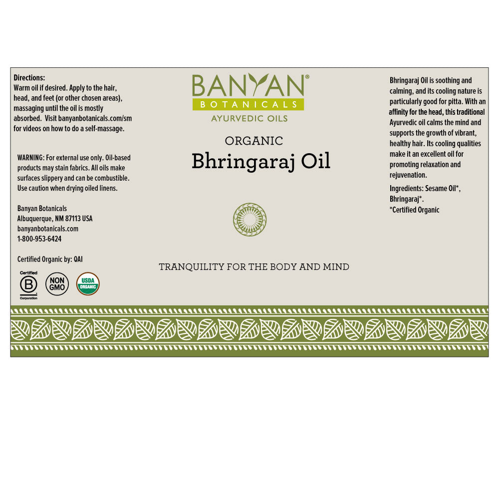 Bhringaraj Oil | Hair Oil – Banyan Botanicals
