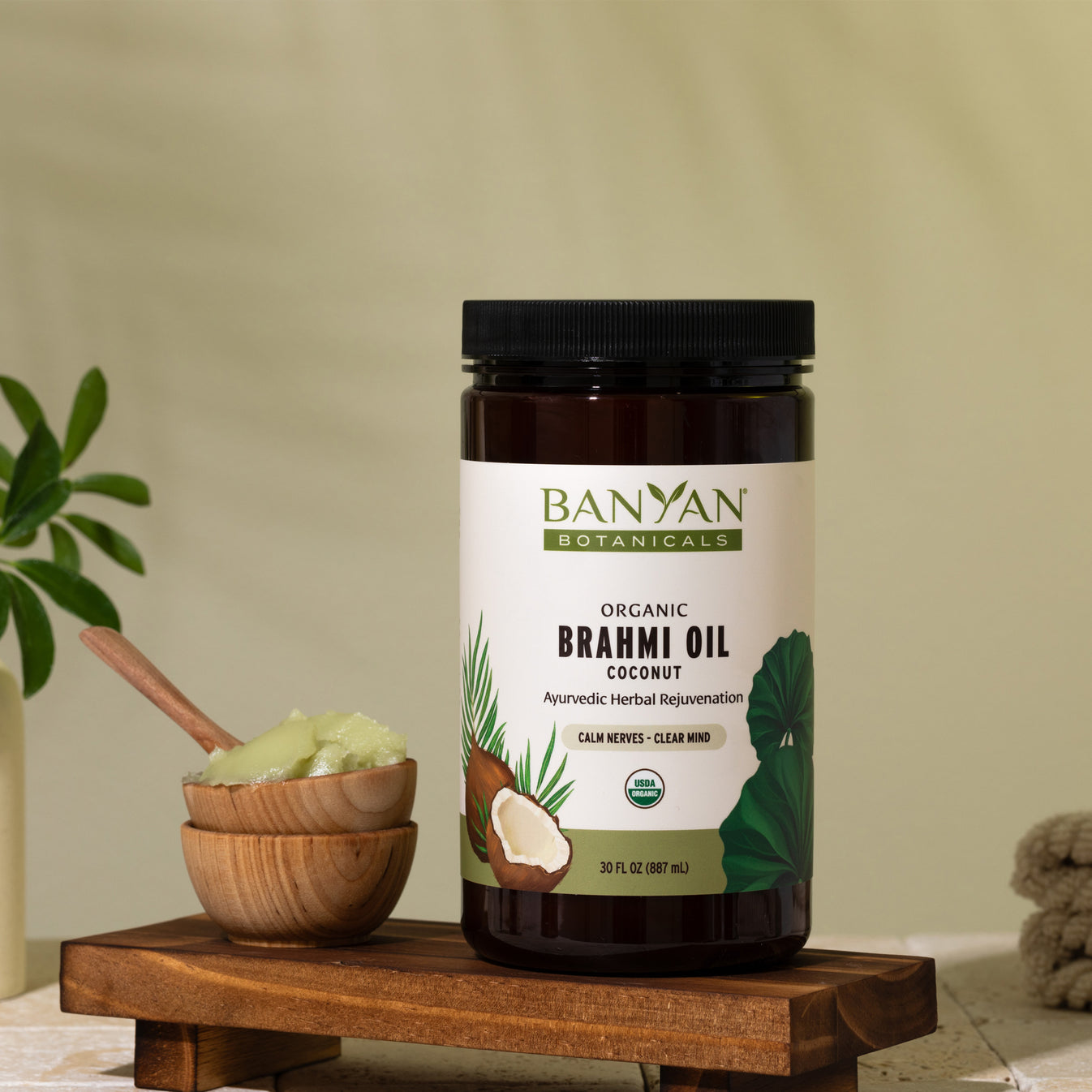 Brahmi Oil (Coconut Oil Base) | Gotu Kola Oil | Herbal Oil – Banyan ...