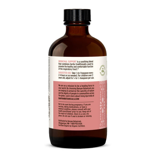Bronchial Syrup - soothes throat and respiratory system – Banyan Botanicals