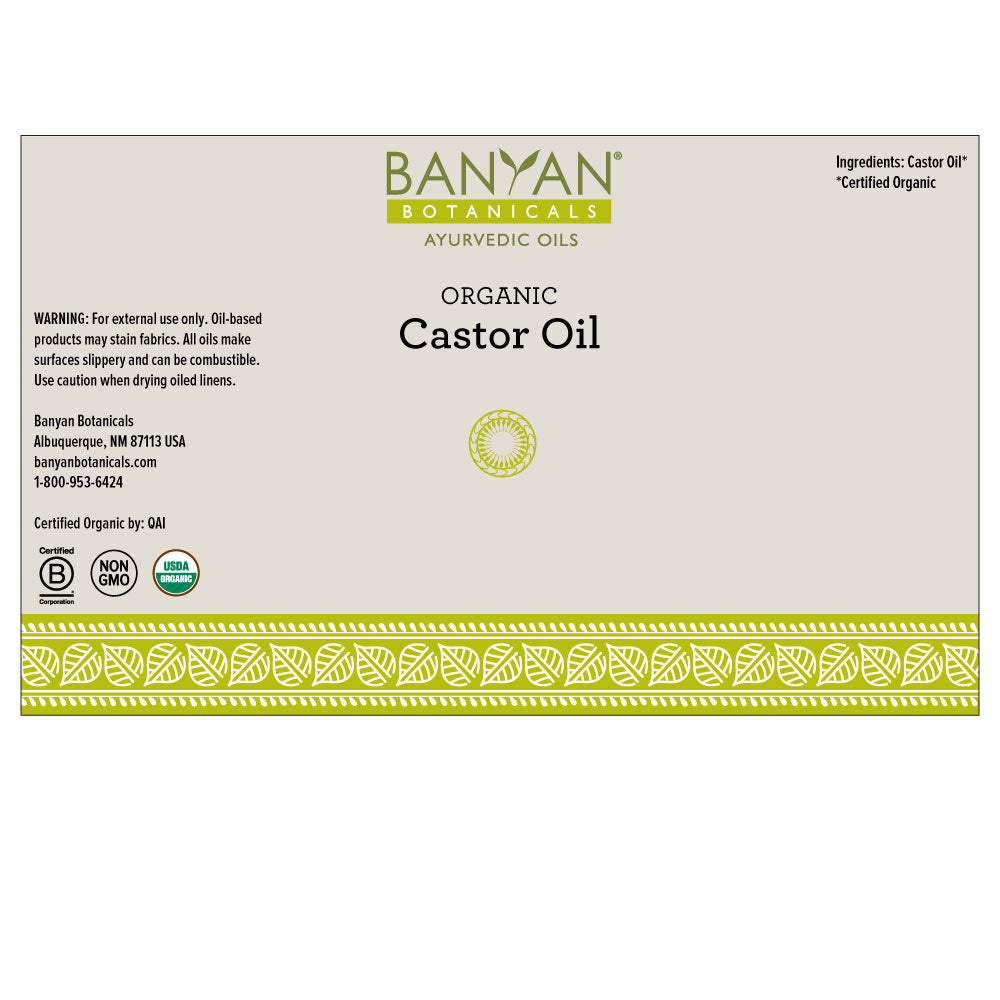 Organic Castor Oil |For Skin, Hair & Wellness | Various Sizes – Banyan ...