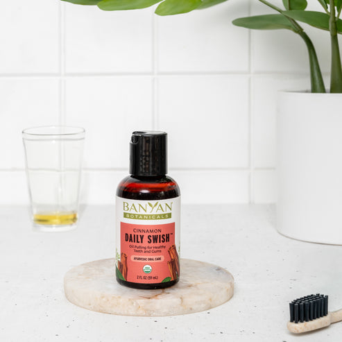 Daily Swish Oil Pulling Oil | Sesame & Coconut Oil Mouthwash with ...