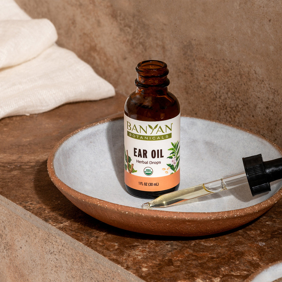 Ear Oil | Ear Drops | Comforting Herbal Oil Drops – Banyan Botanicals