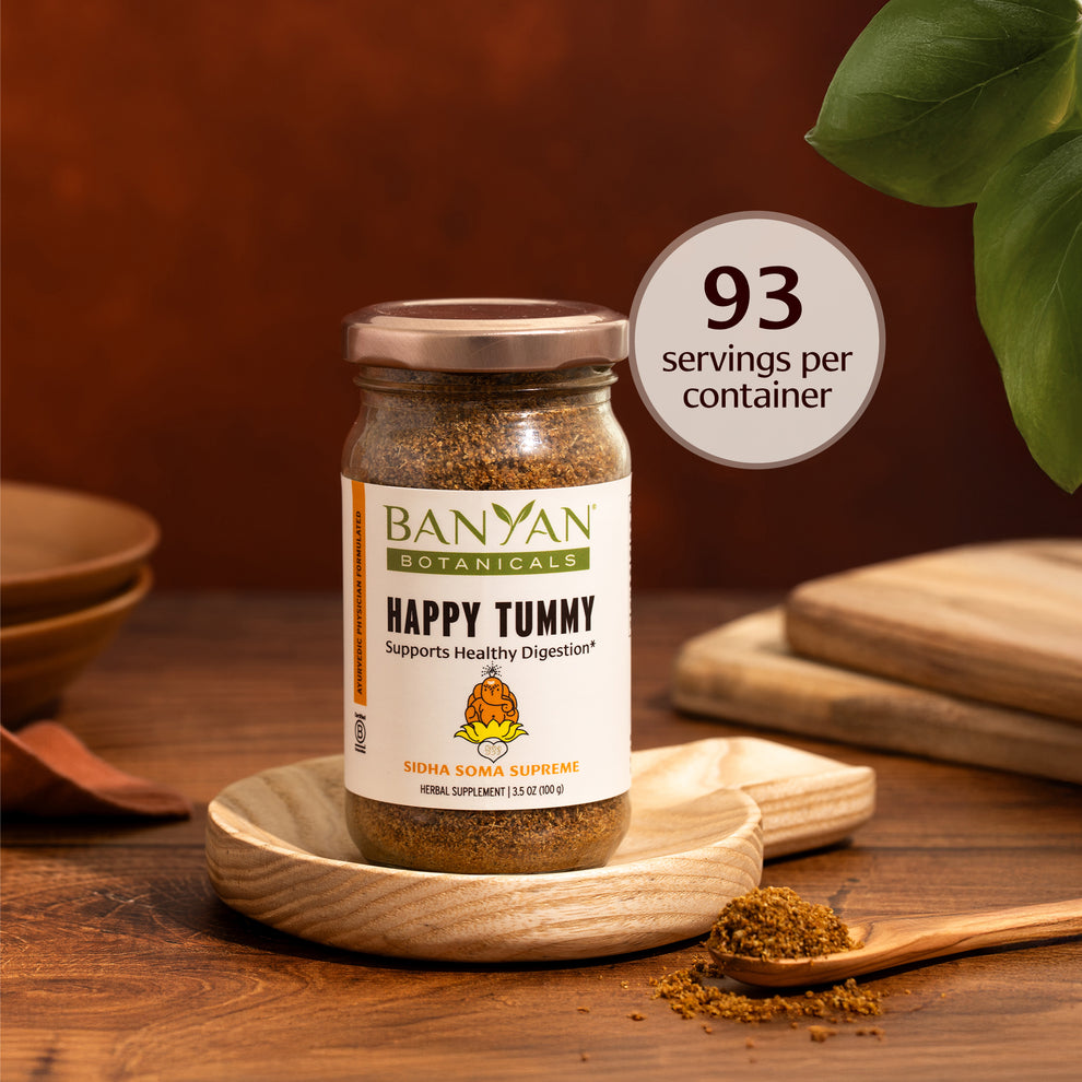 Happy Tummy | Ayurvedic Formula for Healthy Digestion | Sidha Soma Supreme – Banyan Botanicals