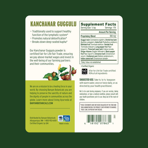 Kanchanar Guggulu Powder | Organic Kanchanar Guggulu Powder – Banyan ...