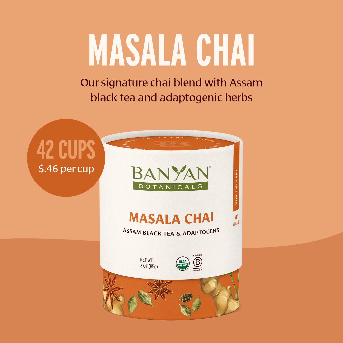 Masala Chai Powder | Instant Tea – Banyan Botanicals