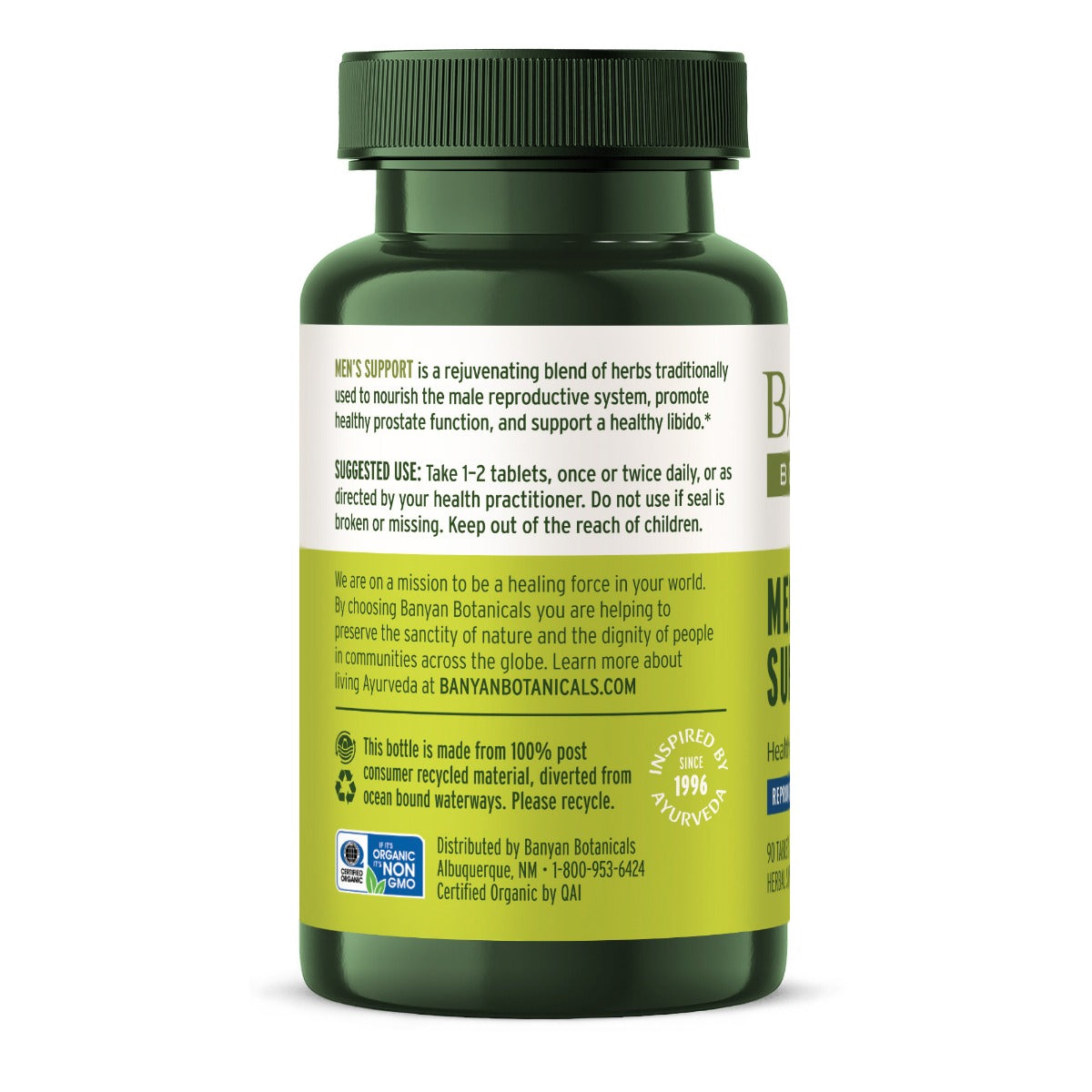 Men's Support | Daily Herbal Supplements – Banyan Botanicals