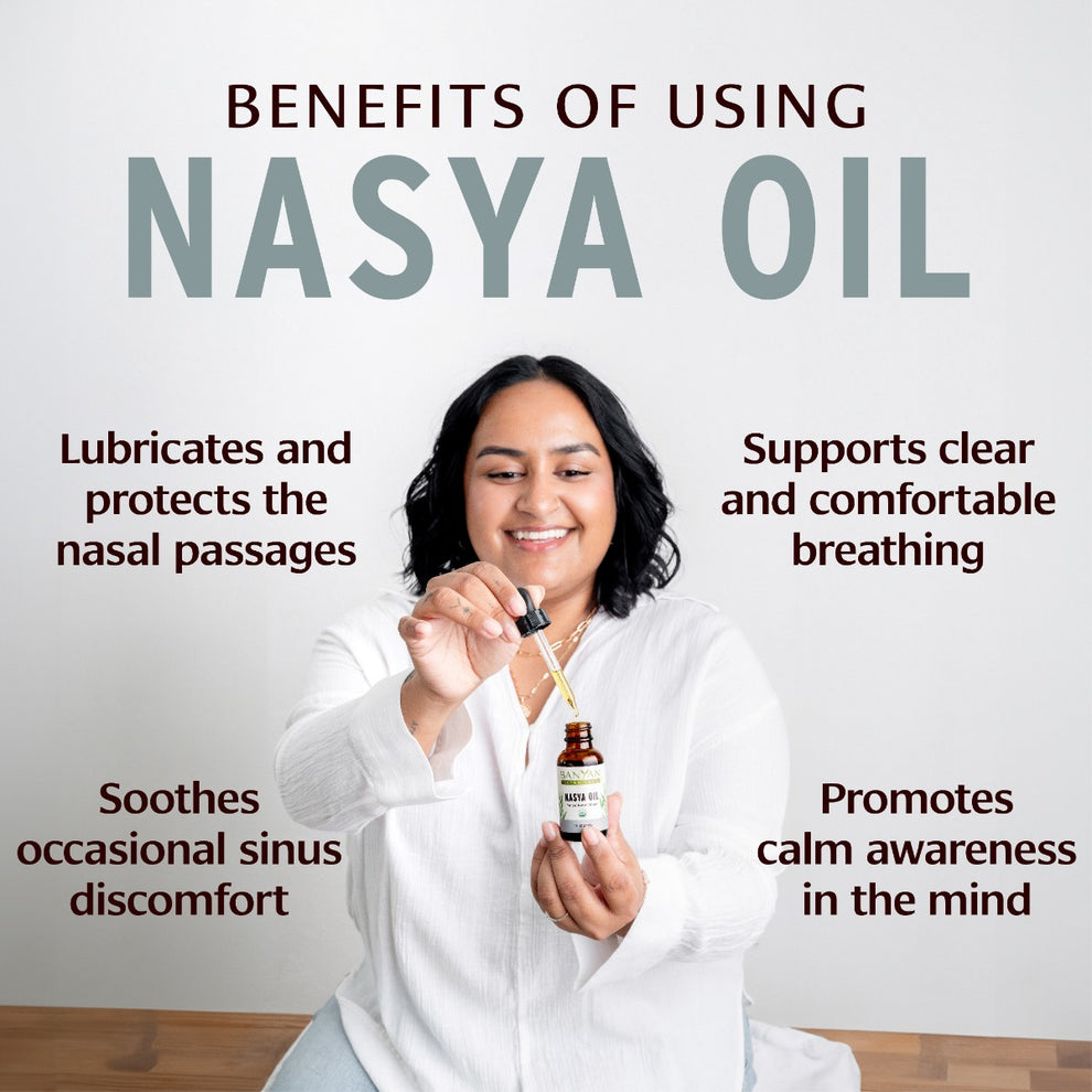 Nasya Oil | Nose Oil & Nasal Lubricant – Banyan Botanicals