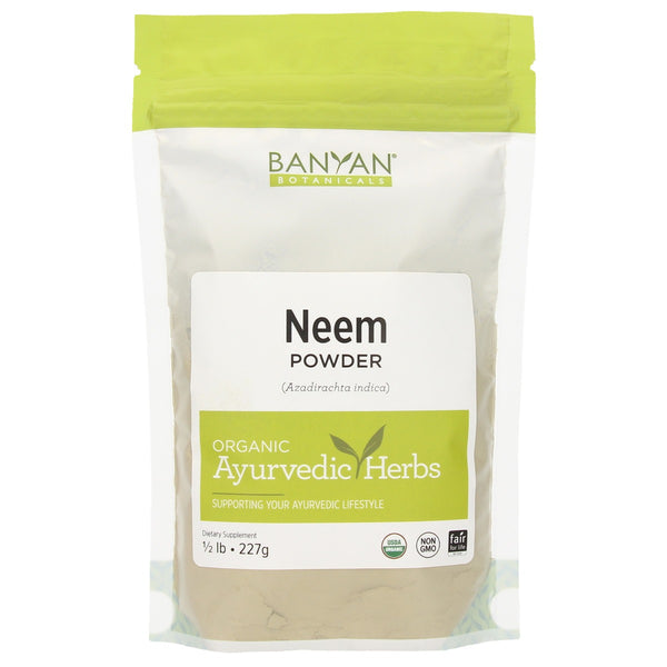 Neem Powder | Organic Neem Powder - Azadirachta indica – Banyan Botanicals