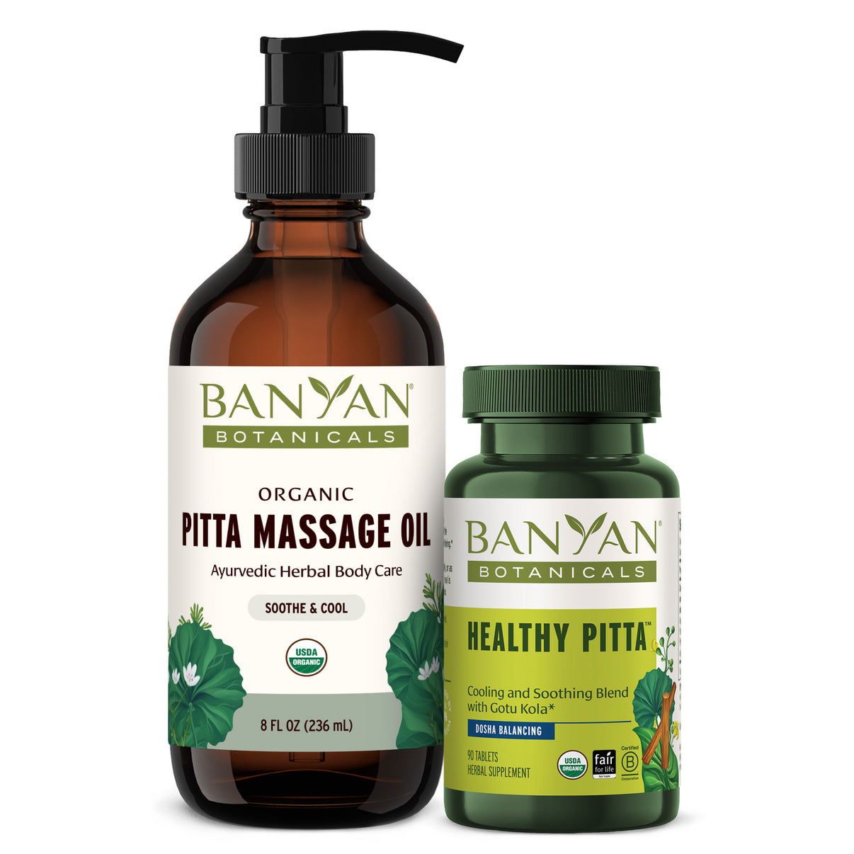 Pitta Balancing Bundle | Cool, Relaxed, and Playful – Banyan Botanicals