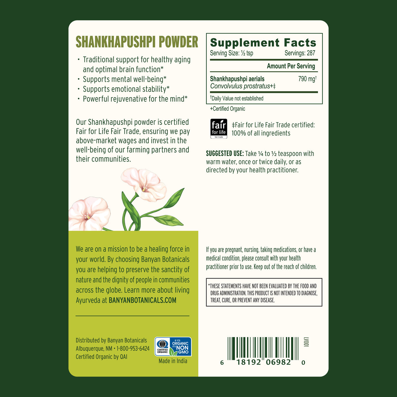 Shankhapushpi powder (Convolvulus prostratus) | Organic Ayurvedic Herbs ...