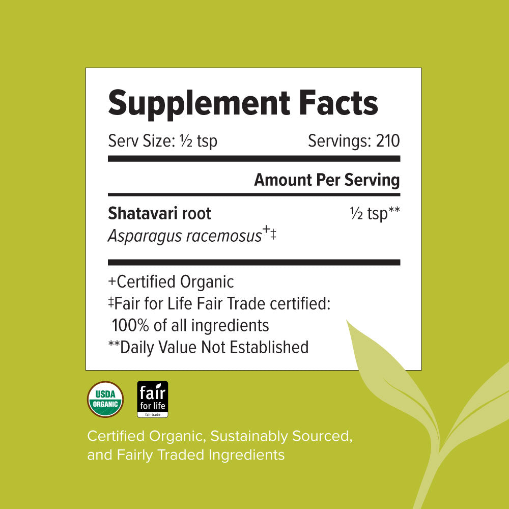 Shatavari Powder | Organic Asparagus Racemosus – Banyan Botanicals
