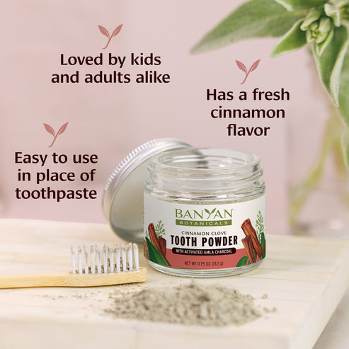 Tooth Powder | Activated Charcoal & Neem Toothpaste Powder – Banyan ...