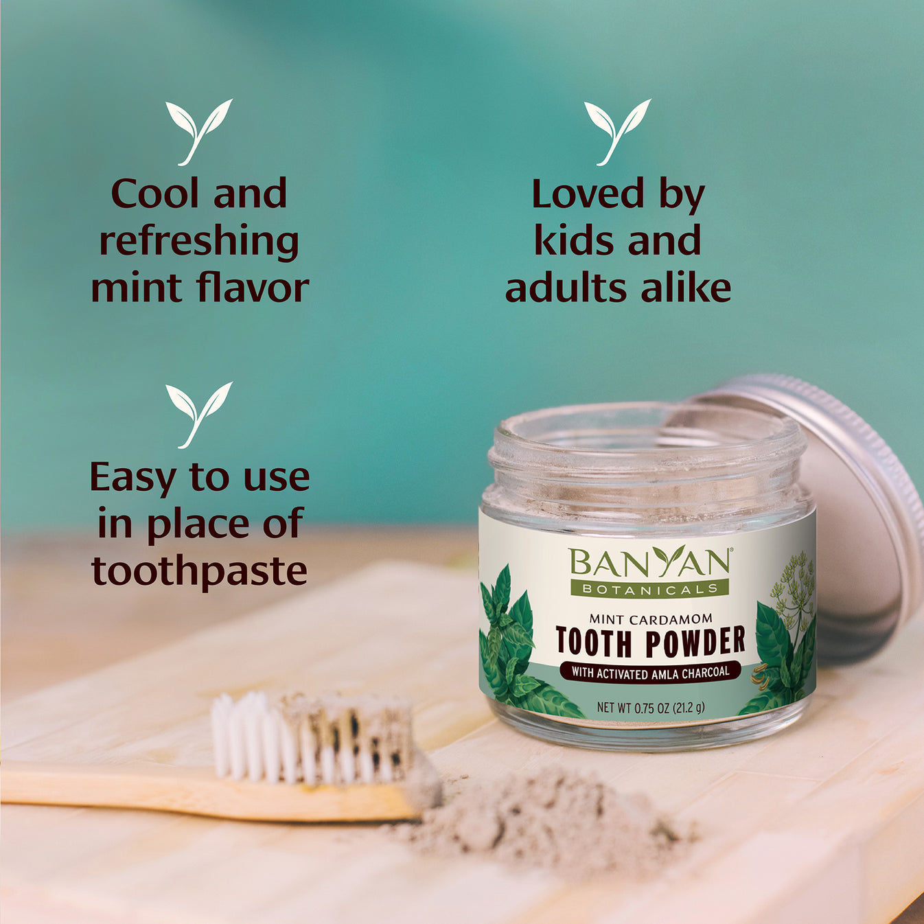 Tooth Powder | Activated Charcoal & Neem Toothpaste Powder – Banyan ...