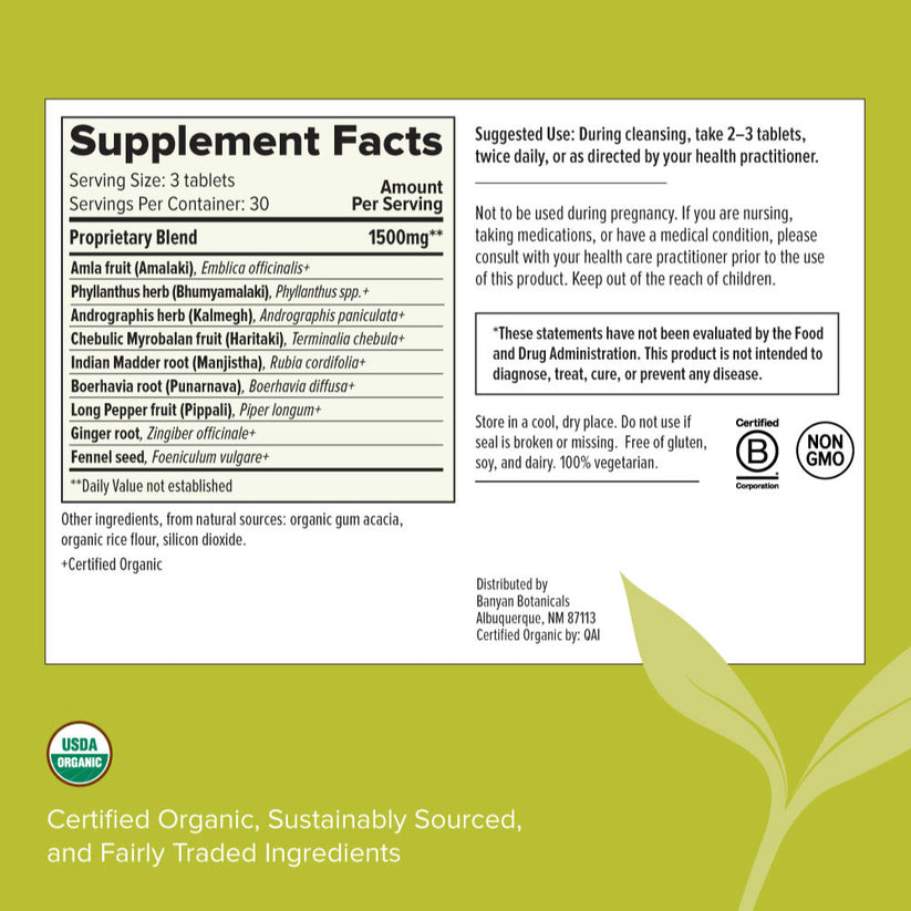 Total Body Cleanse | Ayurvedic Cleanse Supplements – Banyan Botanicals