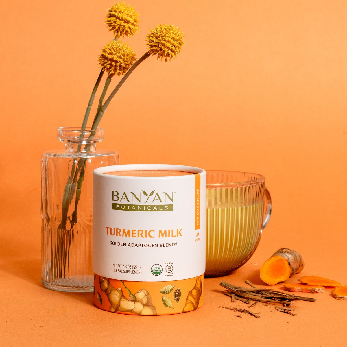 Turmeric Milk | Golden Milk Turmeric Latte – Banyan Botanicals