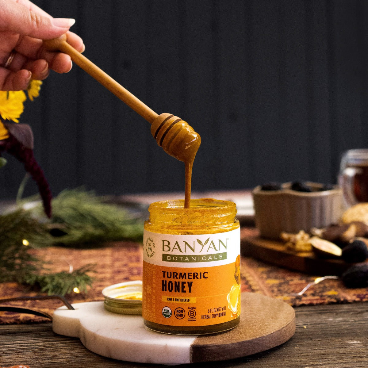 Turmeric Honey | Organic Raw Honey – Banyan Botanicals