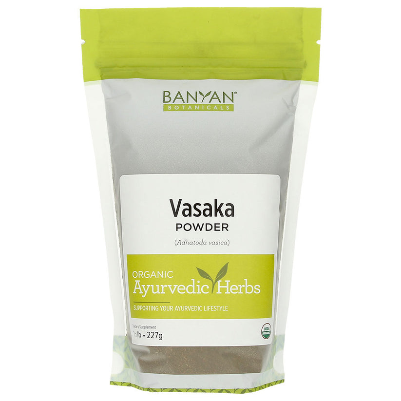 Vasaka Powder | Adhatoda Vasica | Organic Vasaka Powder – Banyan Botanicals