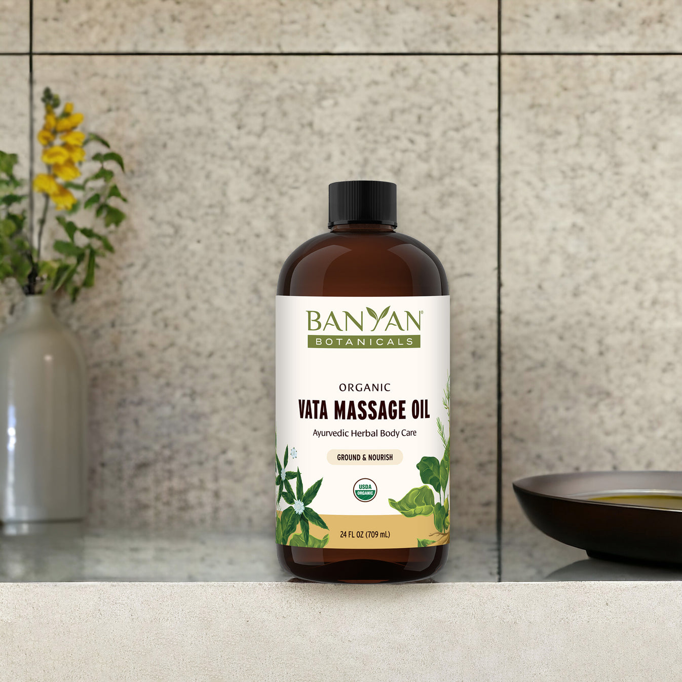 Vata Massage Oil | Organic Ayurvedic Oil – Banyan Botanicals