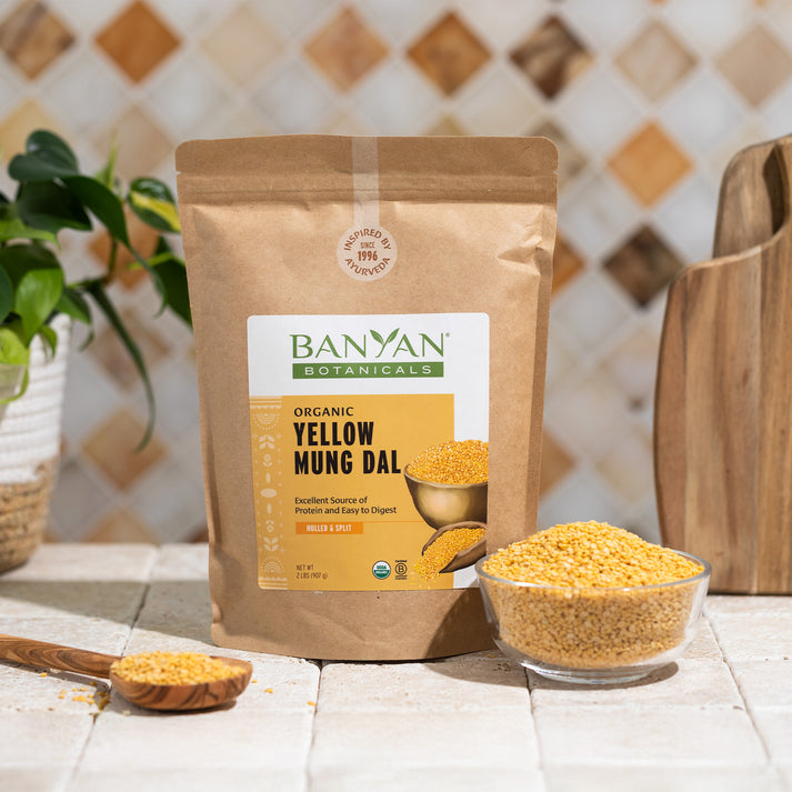 Mung Daal | Split Mung Beans | Yellow Mung Dal – Banyan Botanicals