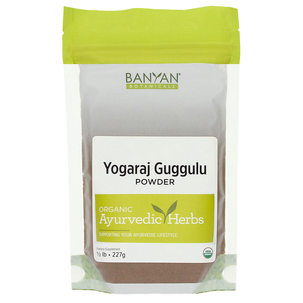 Yogaraj Guggulu Powder - Buy Organic Yogaraj Guggulu Online – Banyan ...