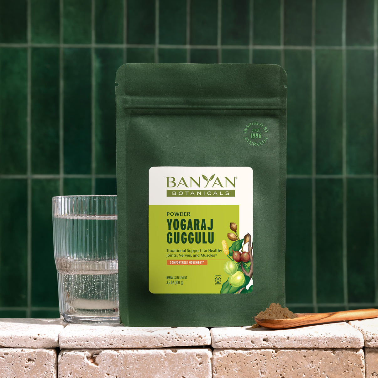 Yogaraj Guggulu Powder - Buy Organic Yogaraj Guggulu Online – Banyan ...